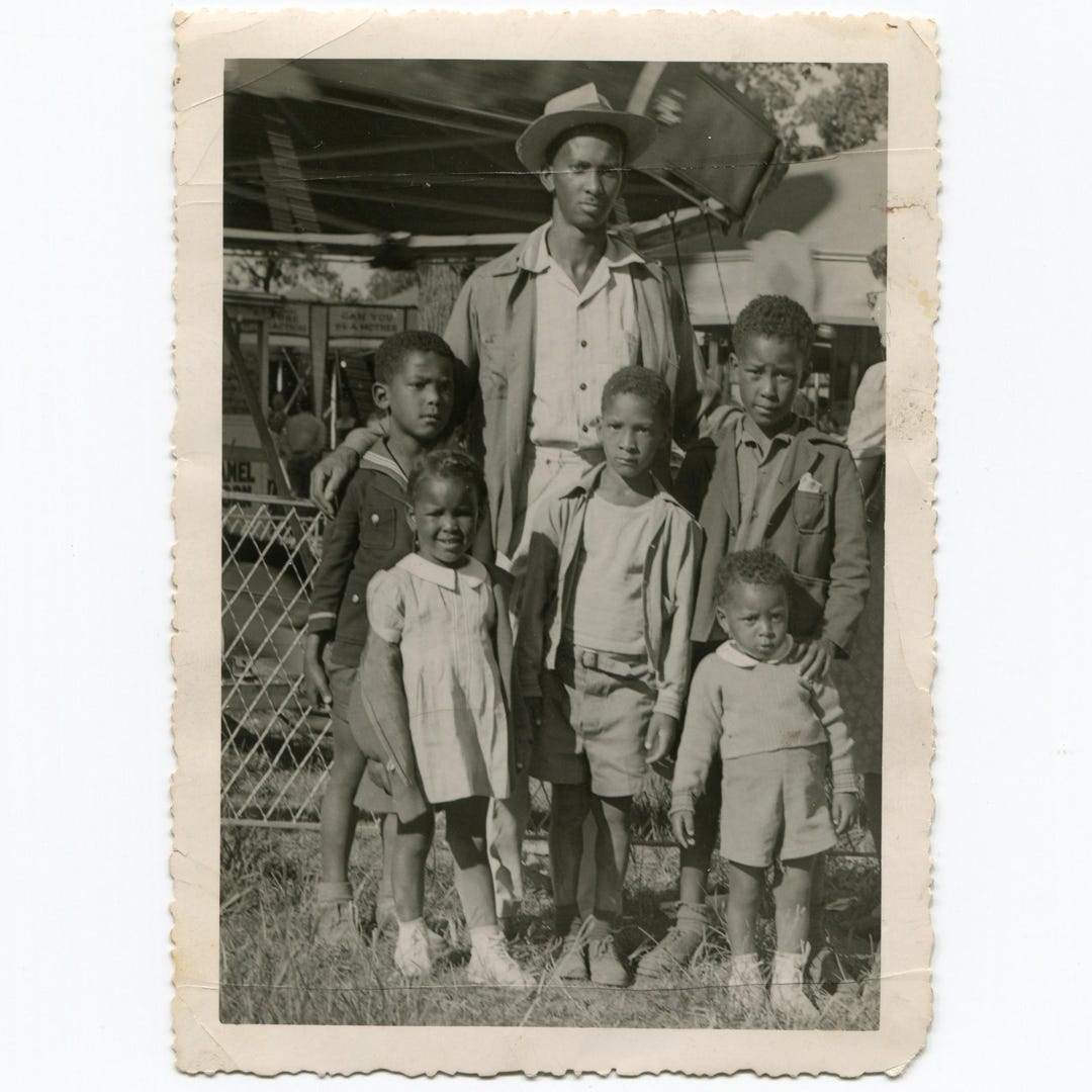Ernie Butler and Children, Identified Vintage Snapshot Photo - Etsy