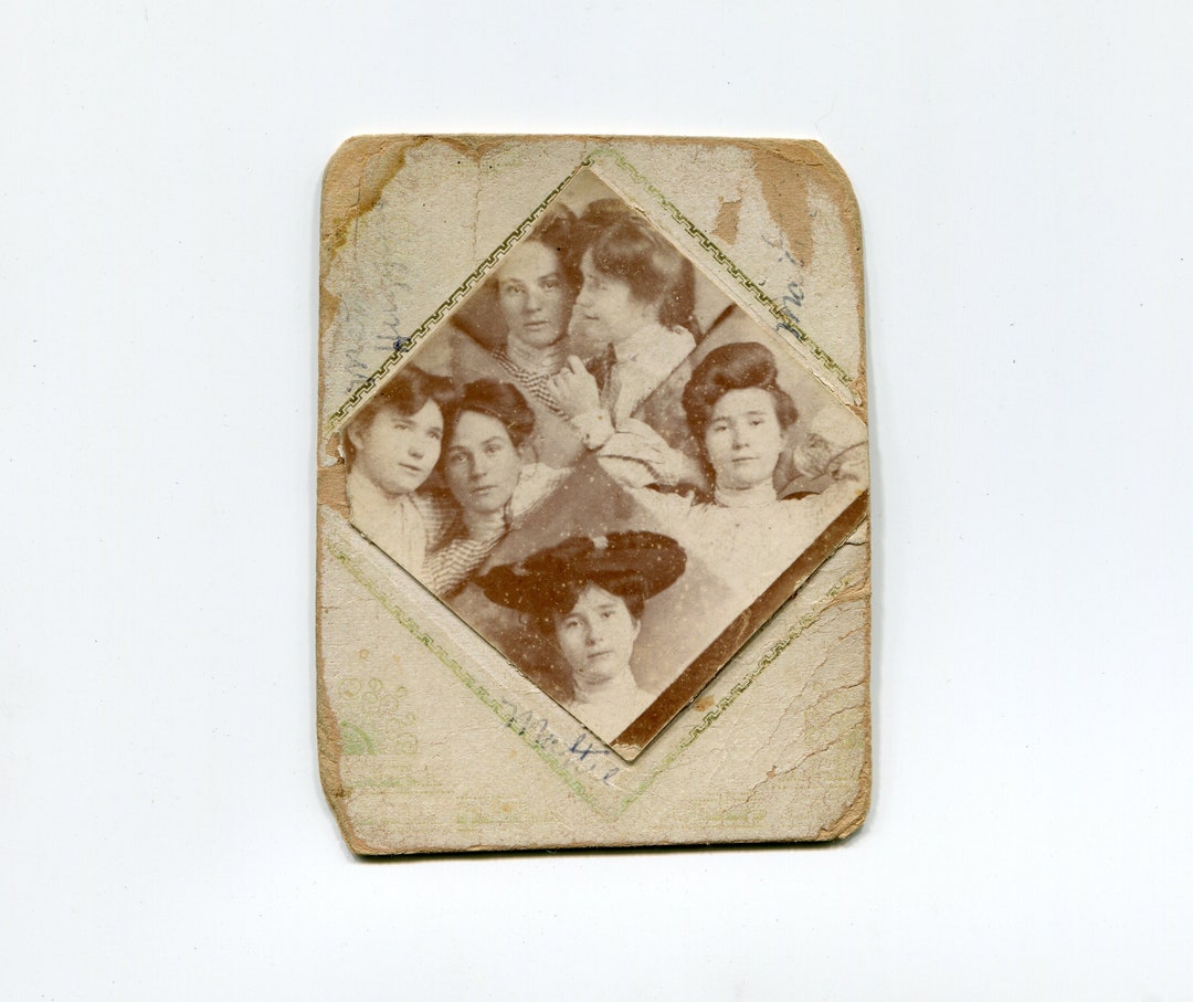 Mattie and Friends, Antique Cabinet Card Photo - Etsy