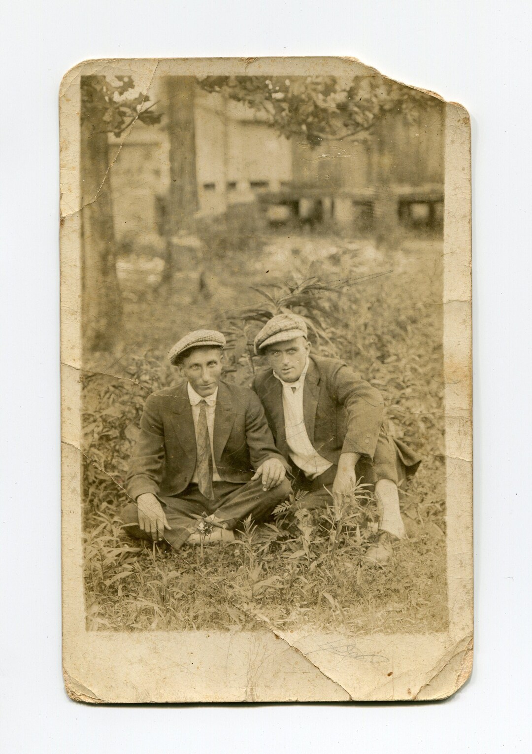 Almost Matching, Antique Rppc Photo - Etsy