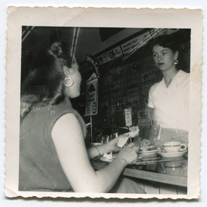 Diner, Vintage Snapshot Photo - Etsy