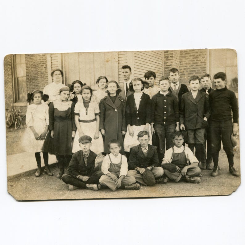 Class of 1912, Antique Rppc Photo - Etsy