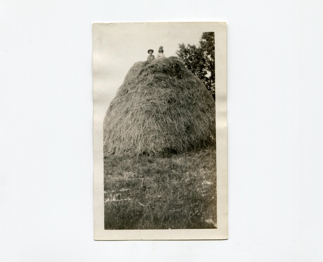 Haystack, Vintage Snapshot Photo - Etsy
