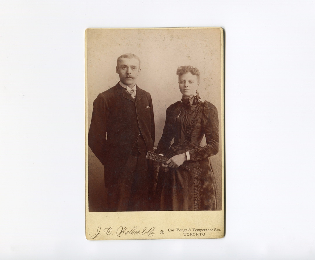 Luxurious, Antique Cabinet Card Photo - Etsy