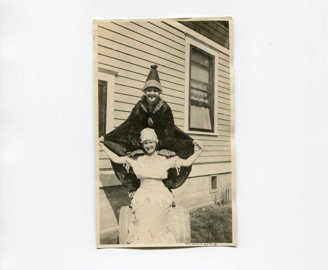 Clown Costumes, Antique Snapshot Photo - Etsy