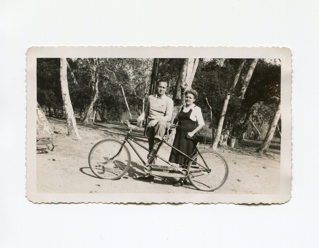 Bicycle Built for Two, Vintage Snapshot Photo - Etsy