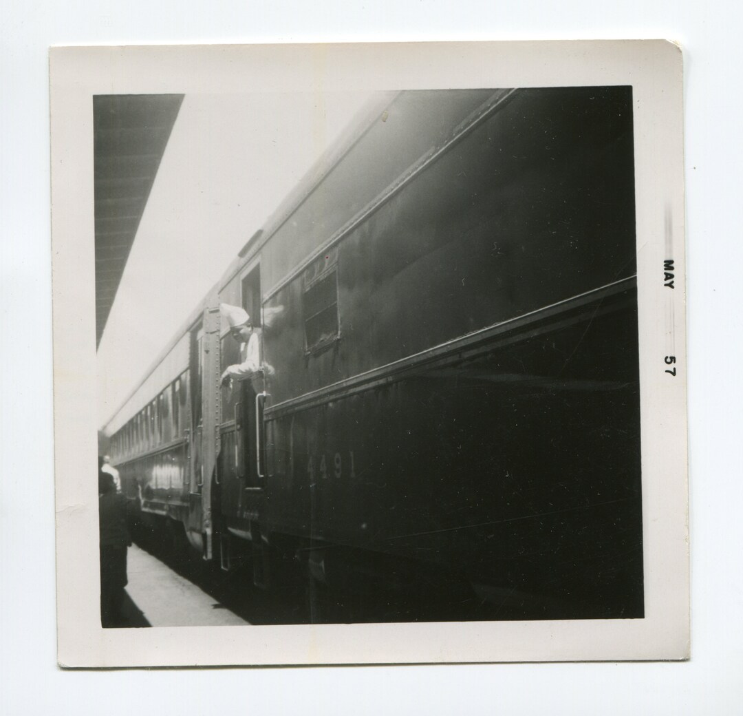 Train Cook, Vintage Snapshot Photo - Etsy