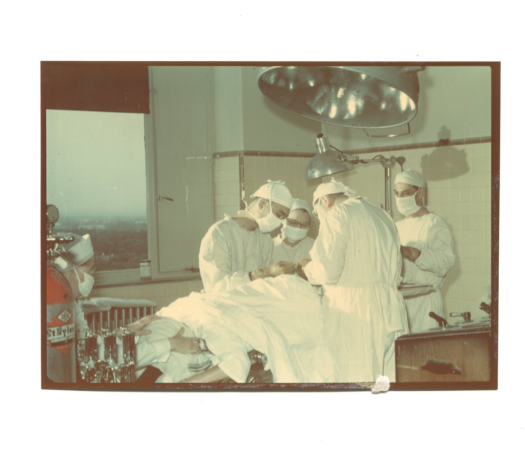 Mid-surgery, Vintage 5x7 Snapshot Photo - Etsy