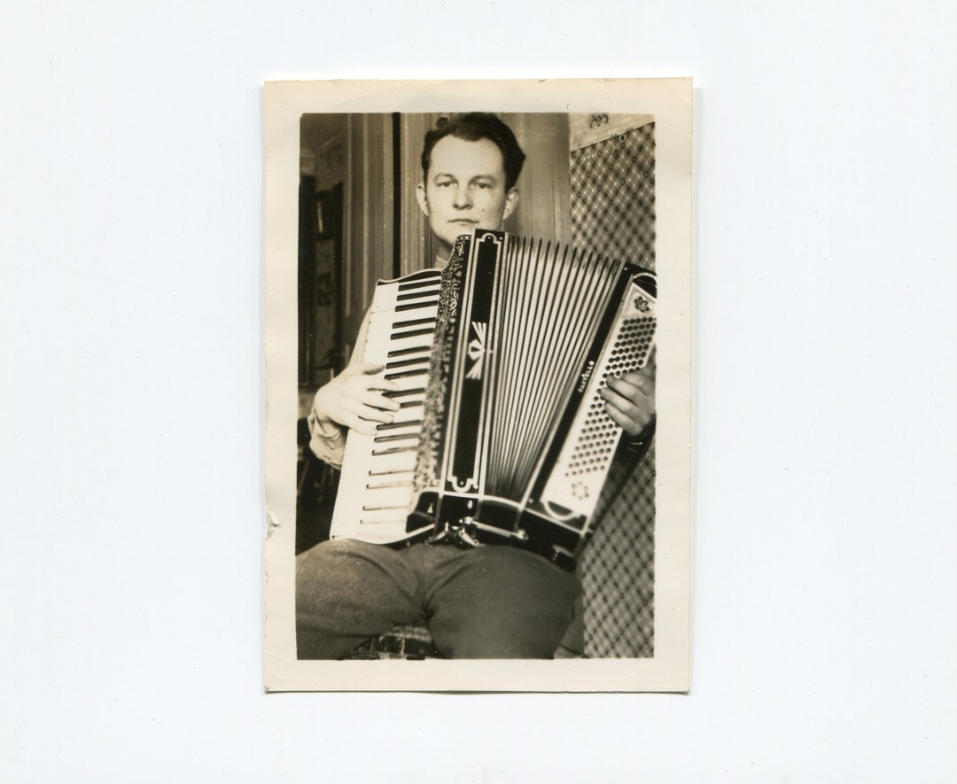 Music Man, Vintage Snapshot Photo - Etsy