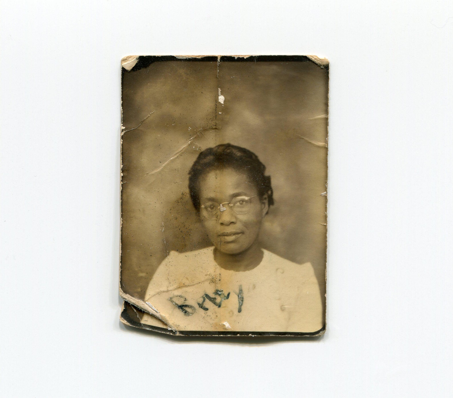 Betty, Vintage Photo Booth Photo, African American Woman - Etsy