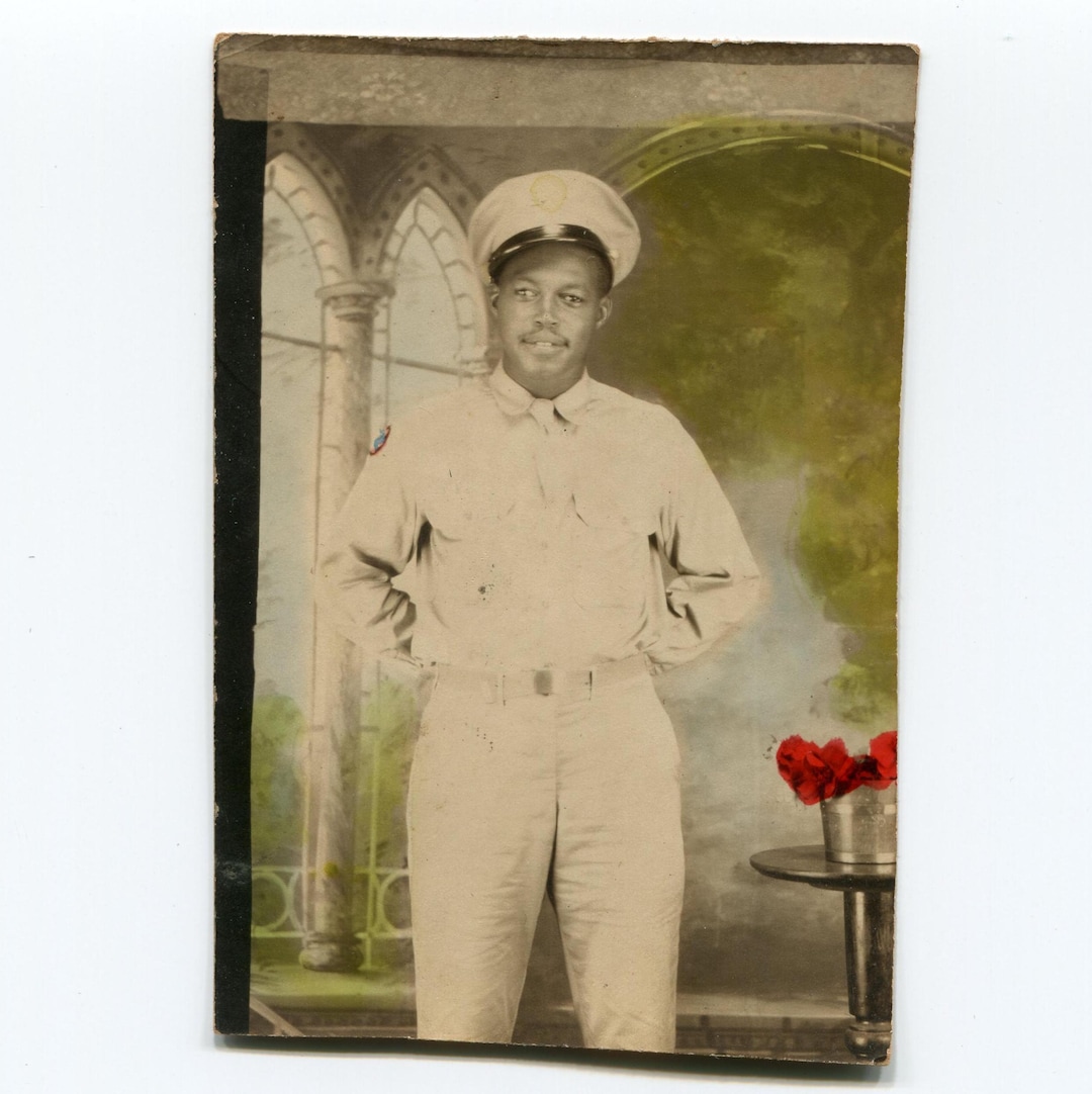 Studio of Florestine Perrault Collins, Vintage Arcade Photo, African ...