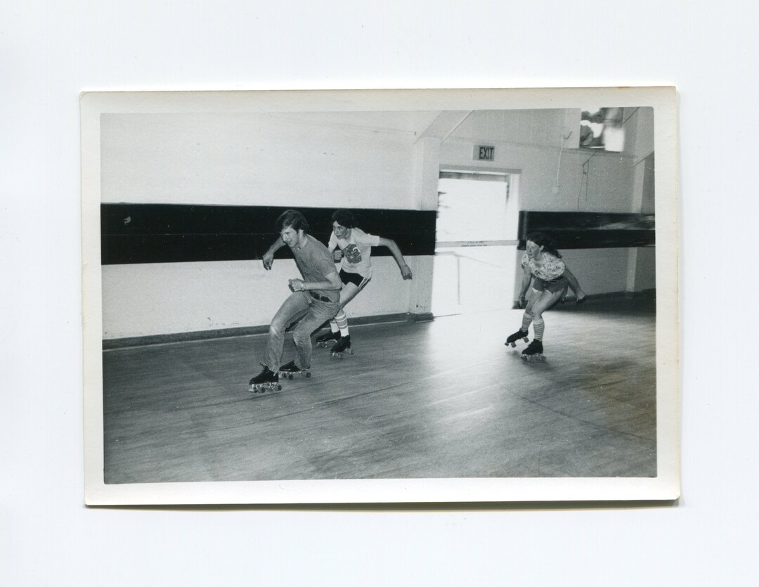 Roller Rink, Vintage Snapshot Photo - Etsy