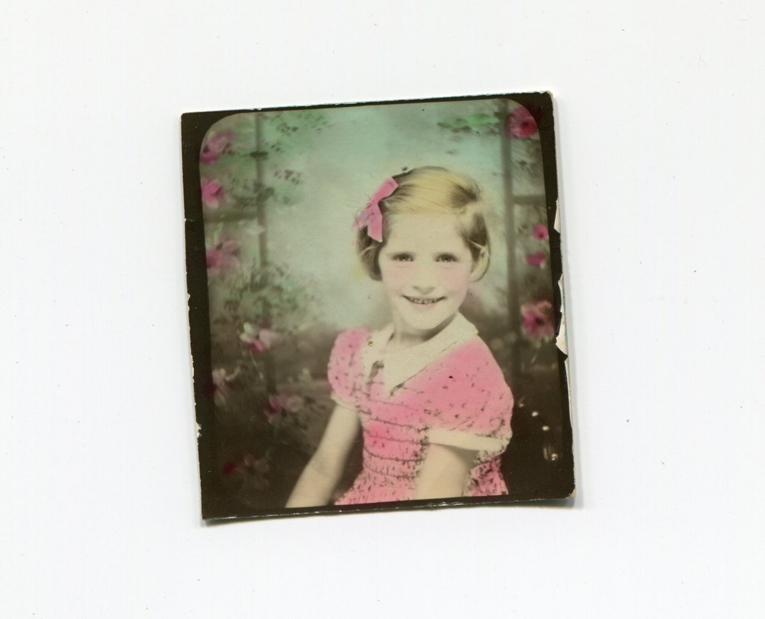 Think Pink, Vintage Photo Booth Photo - Etsy