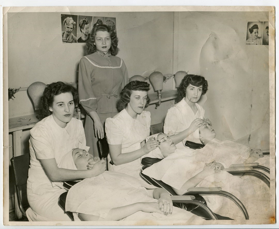 Facials, Vintage 8x10 Snapshot Photo - Etsy