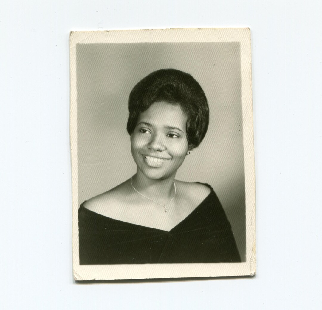 Wild Romance, Vintage Wallet Sized Studio Photo, African American Woman ...