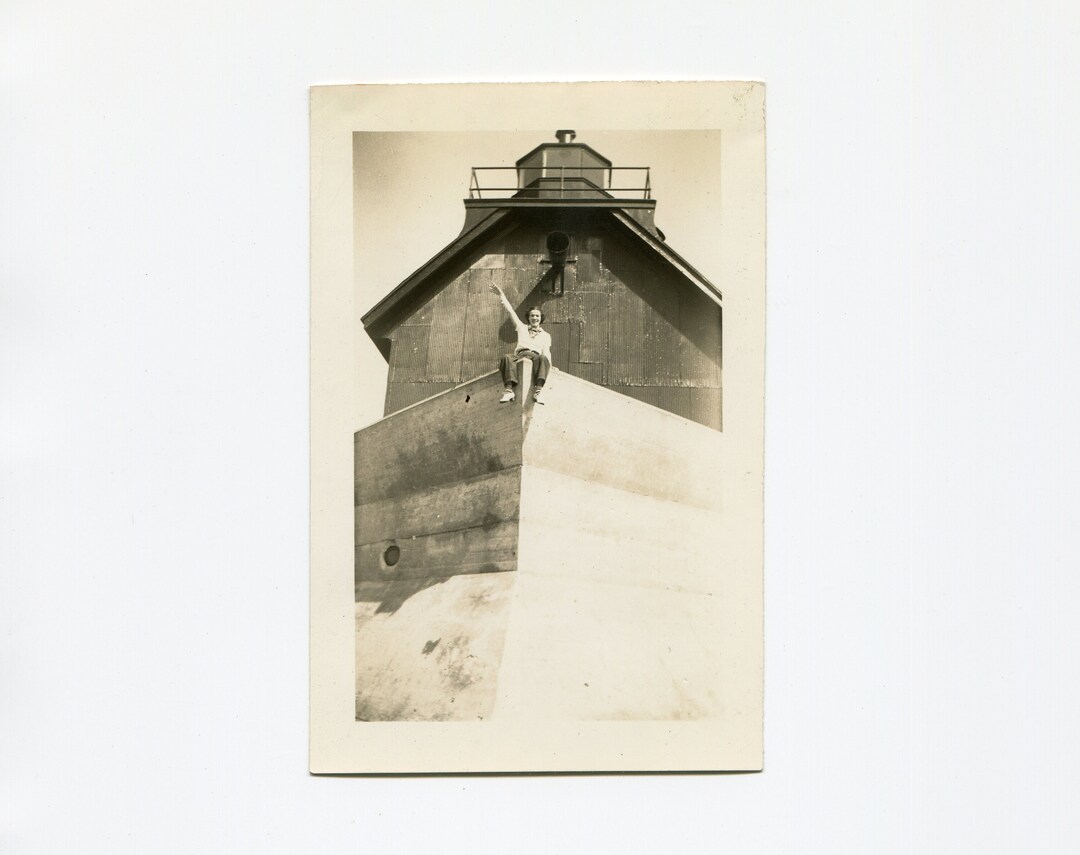 Hello up There, Vintage Snapshot Photo - Etsy