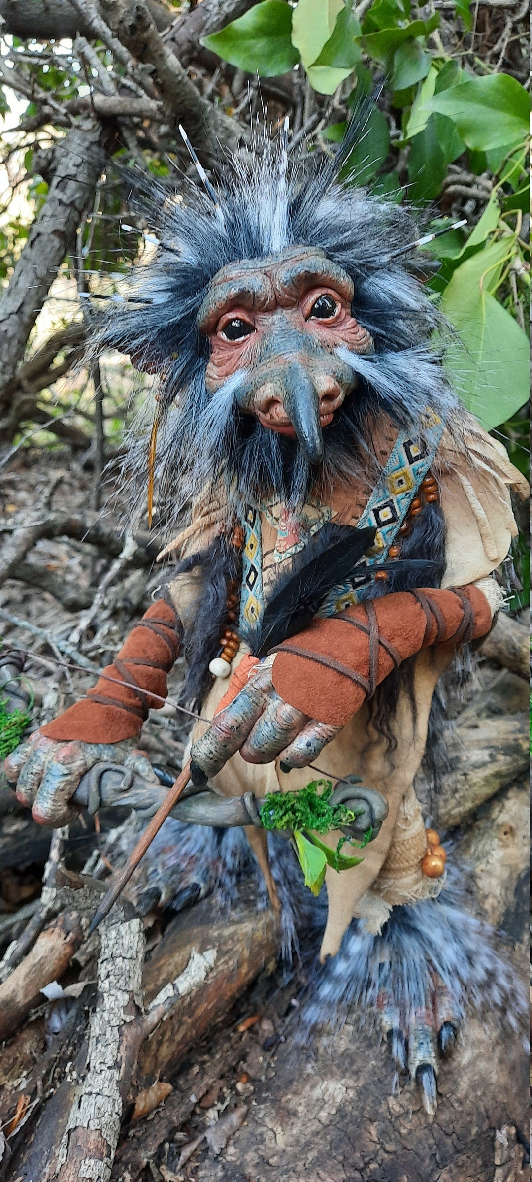 PRESALE-PUKWUDGIE- Native American-little People- Faerie- Goblin ...