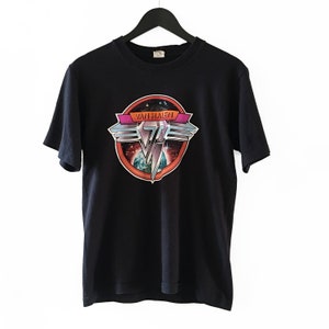 Van Halen Classic Pinup Girl on a Motorcycle Band Tee, Men's Van Halen Classic Pinup Girl on a Motorcycle Band Tee, Men's