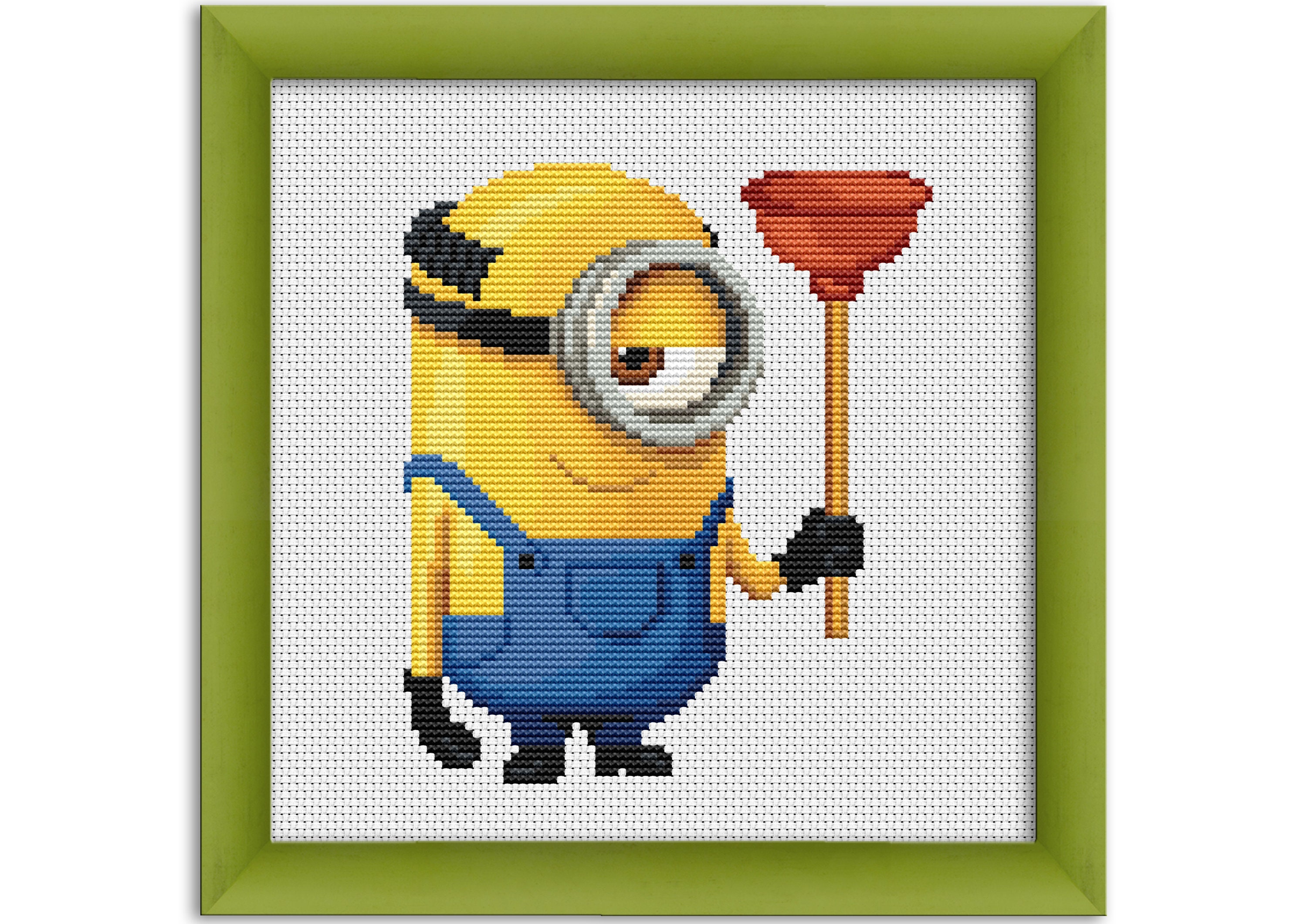 cross stitch pattern minions morikuma3776 Craft Supplies & Tools Sewing ...