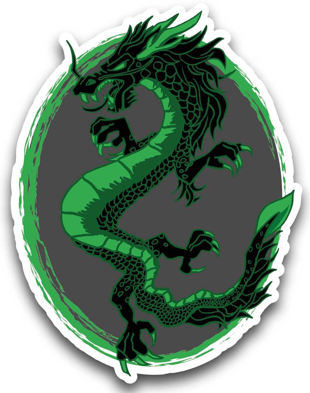 Decal Vinyl Sticker "chinese Dragon". Car, Window, Bumper, Laptop and ...