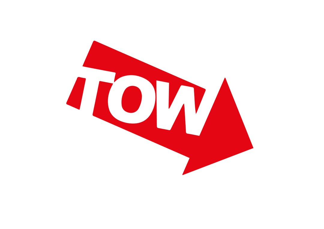 Sticker "tow". Car, Window, Bumper, Laptop. - Etsy