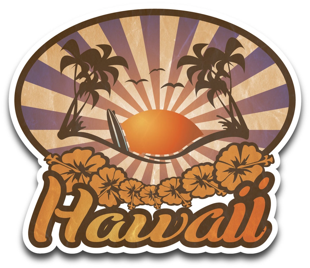 Sticker "hawaii Surf Paradise". Car, Window, Bumper, Laptop. - Etsy