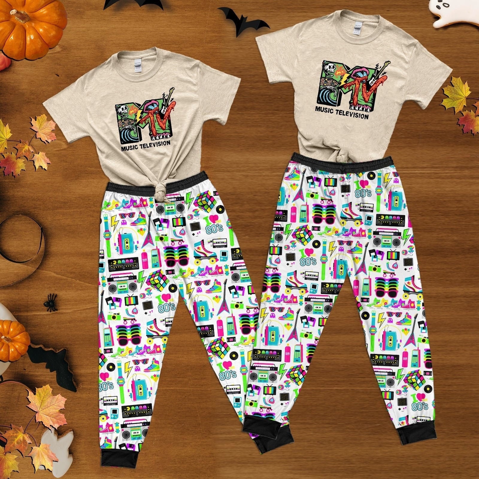 Vintage 90s Music Television Pajamas Set Retro MTV Pajamas - Etsy