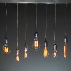 Vintage Pendant Lamp „7lights/pure“ Incl. Bulbs - Etsy