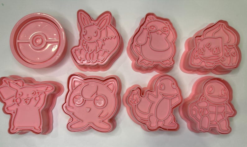 Pokemon Stamp Molds - Etsy