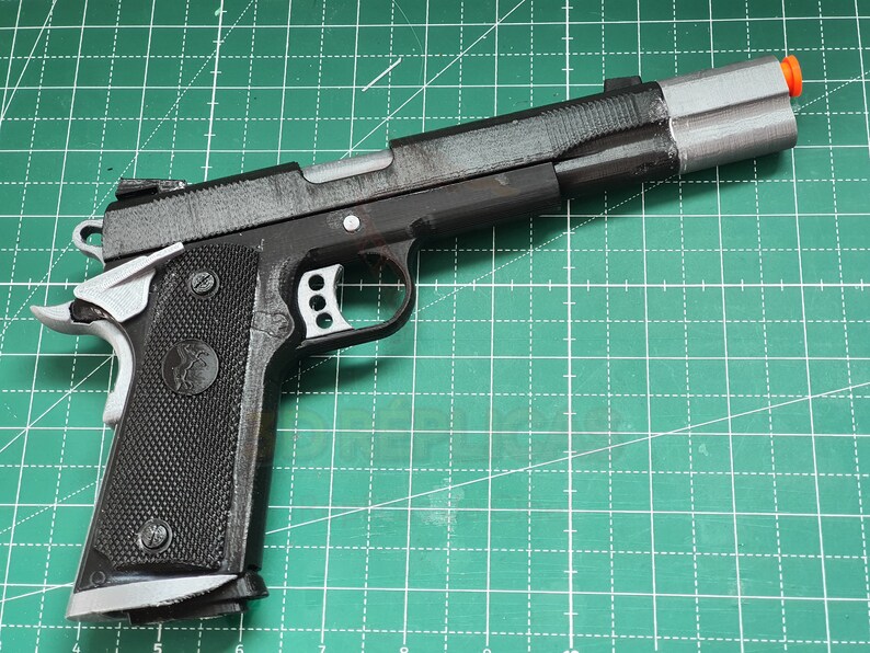 The Punisher Colt 1911 Custom Pistol Cosplay Prop Replica Gun - Etsy UK