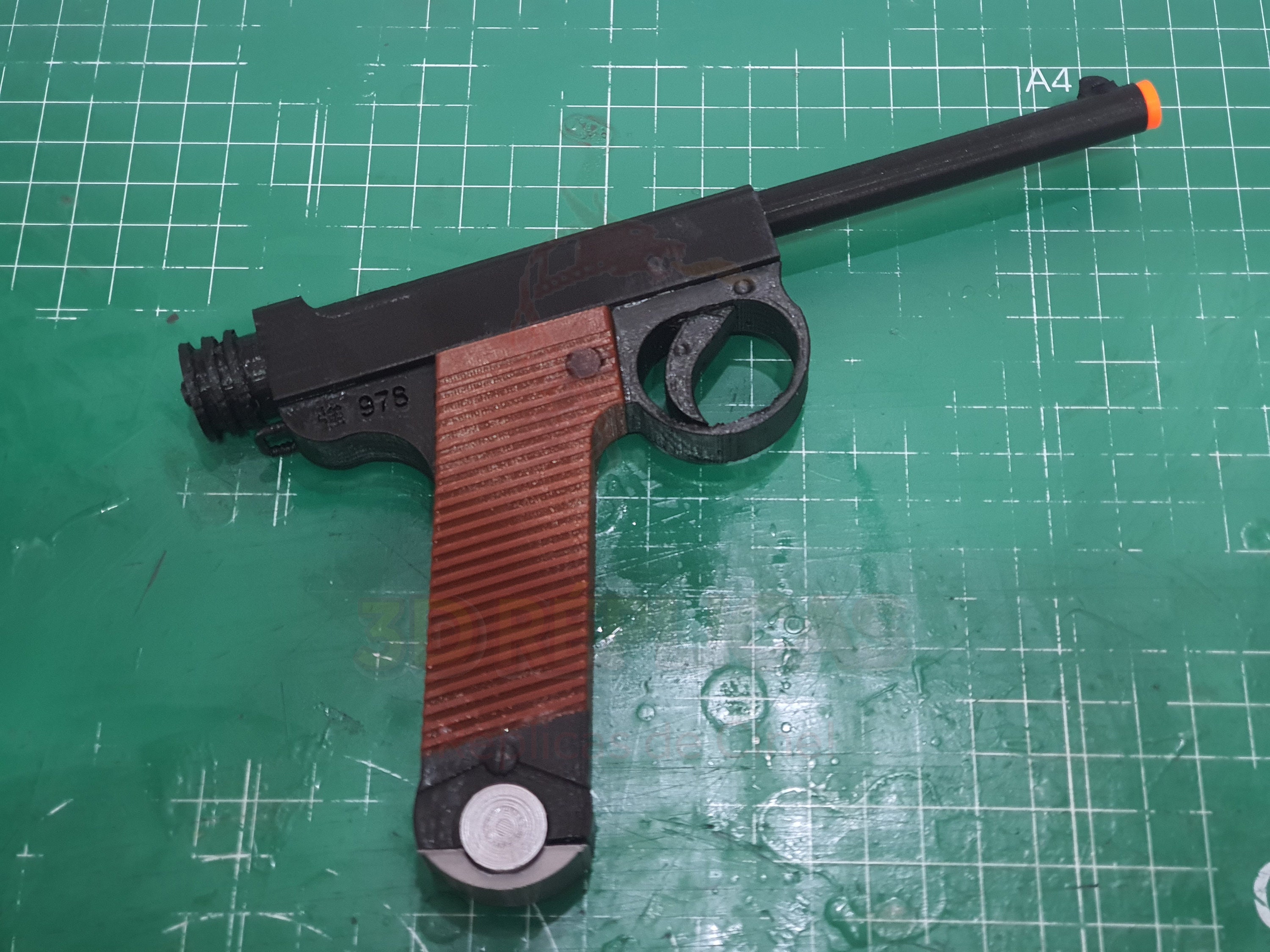 Nambu Type 14 Pistol Gun Prop Replica Cosplay - Etsy