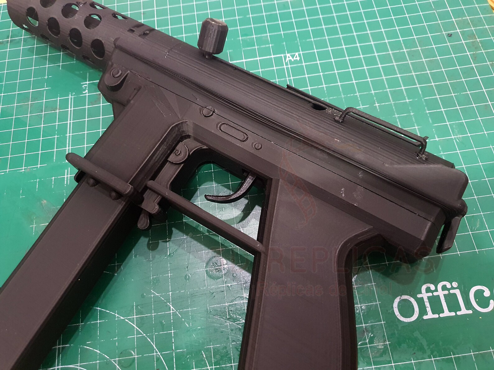 Intratec TEC-9 Machine Gun Prop Replica Big Trouble Little - Etsy