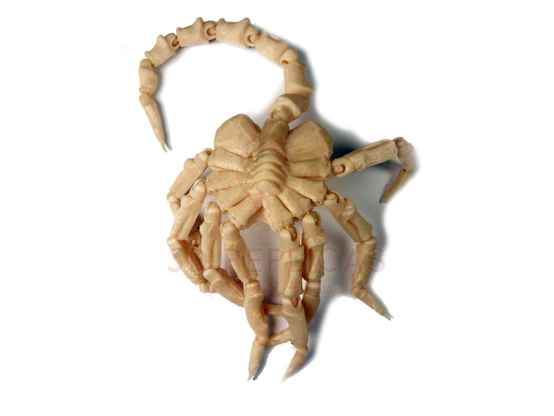 Alien Facehugger Articulated Poseable Cosplay Prop Replica Aliens Face ...