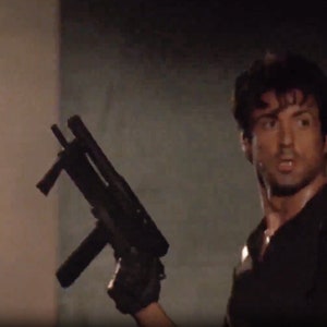 Stallone Cobra Jatimatic SMG Submachine Gun Prop Replica Gun Cosplay ...