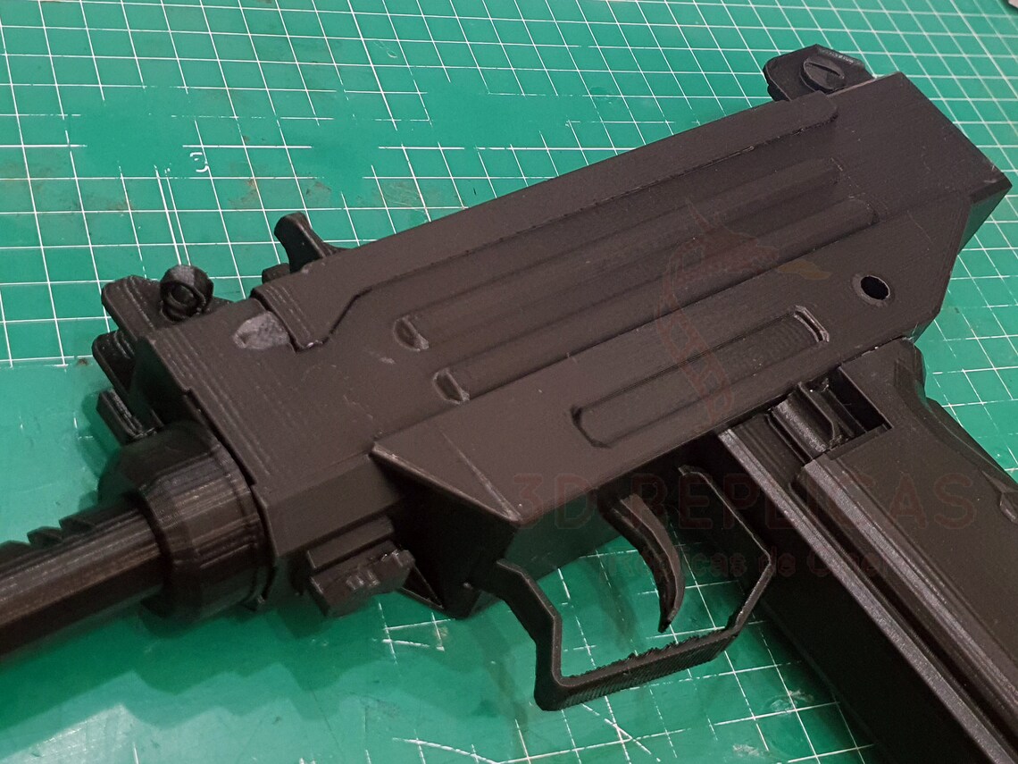 Micro UZI Pistol SMG Prop Replica Submachine Gun Cosplay - Etsy