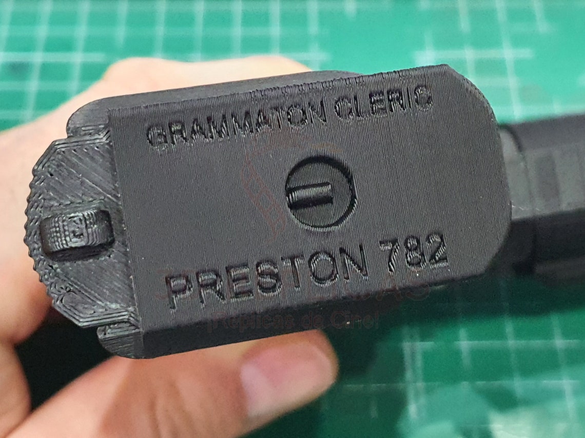 Equilibrium Cleric Grammaton Preston Gun Cosplay Prop Replica | Etsy