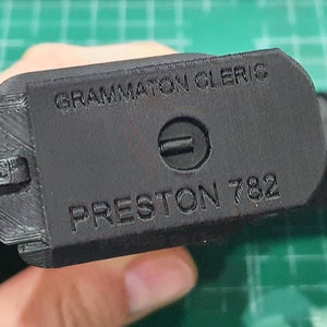 Equilibrium Cleric Grammaton Preston Gun Cosplay Prop Replica Pistol ...