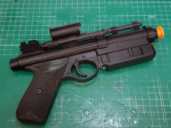 Star Wars Obi-wan Kenobi Blaster Pistol Cosplay Prop Replica - Etsy