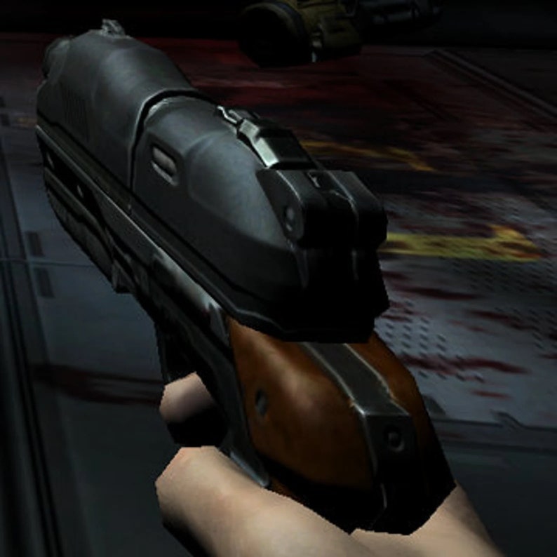 Doom 3 Hero Revolver Prop Replica Gun Pistol by Buissonland - Etsy