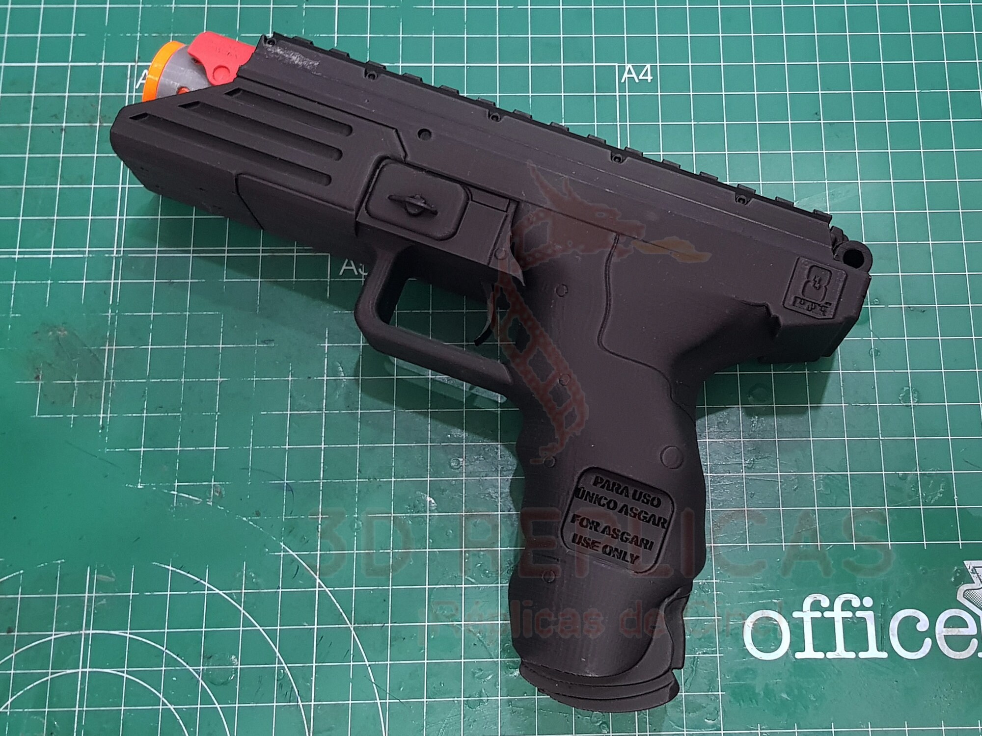 Elysium Asgari Pistol Prop Replica Gun for Cosplay by | Etsy