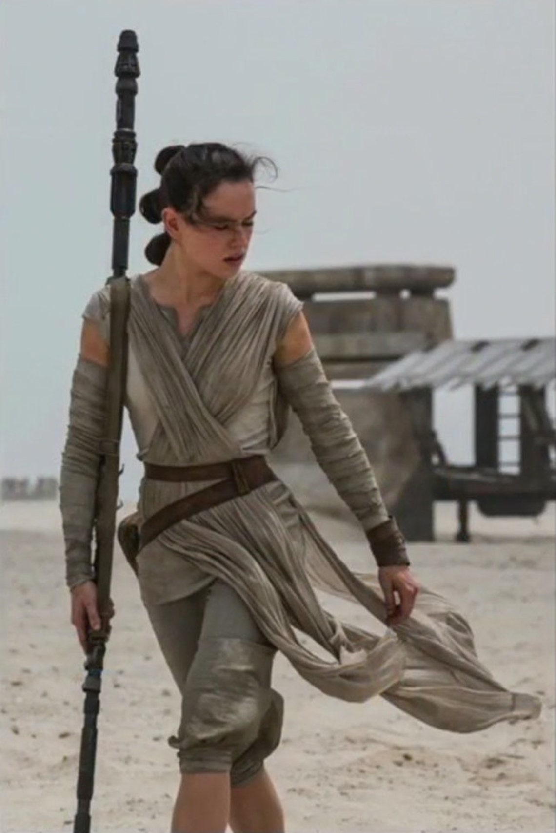 Rey's Quarterstaff Star Wars VII TFA the Force Awakens Cosplay Prop ...