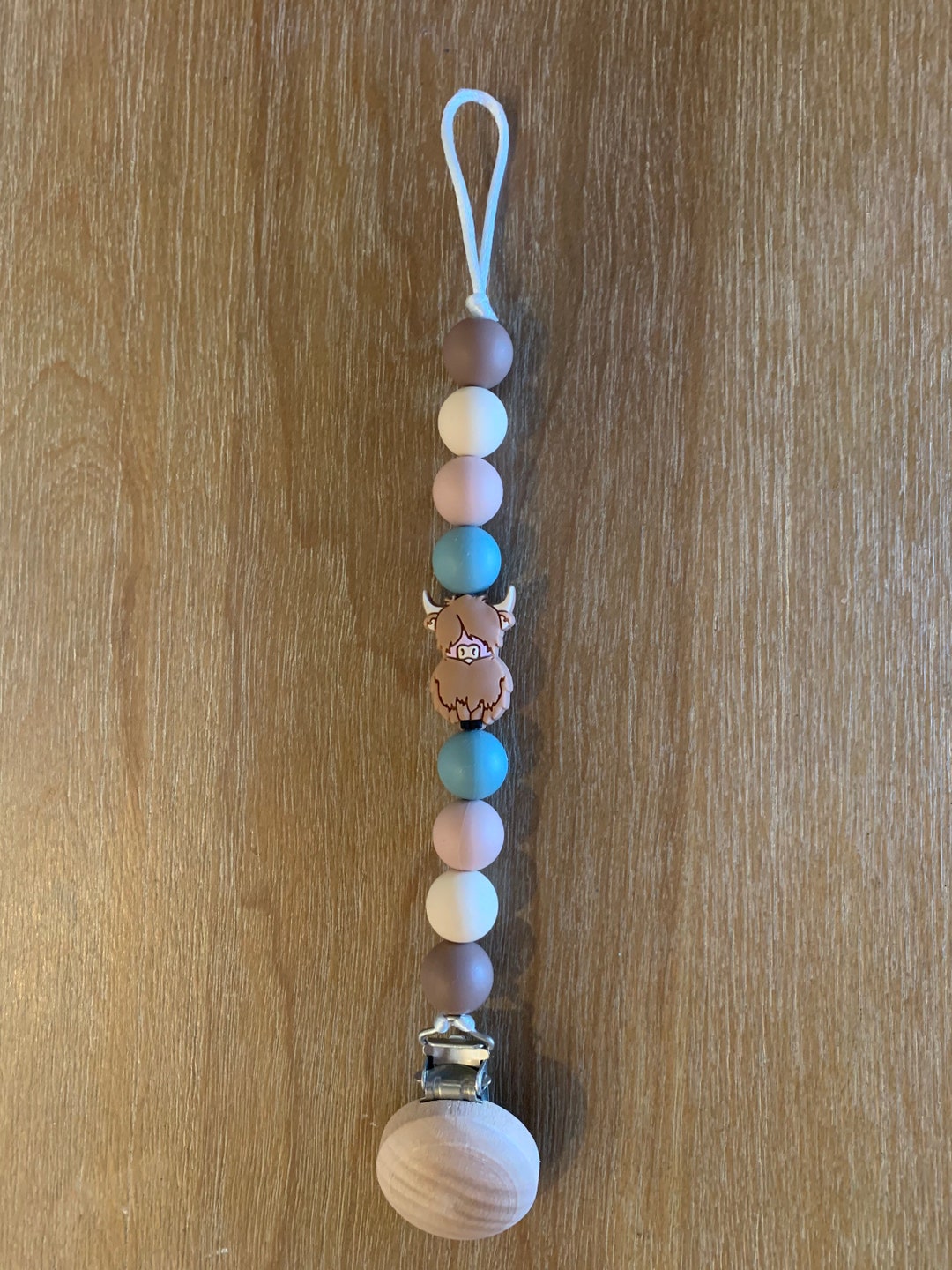 Highland Cow Pacifier Clip Baby Gift Baby Shower - Etsy