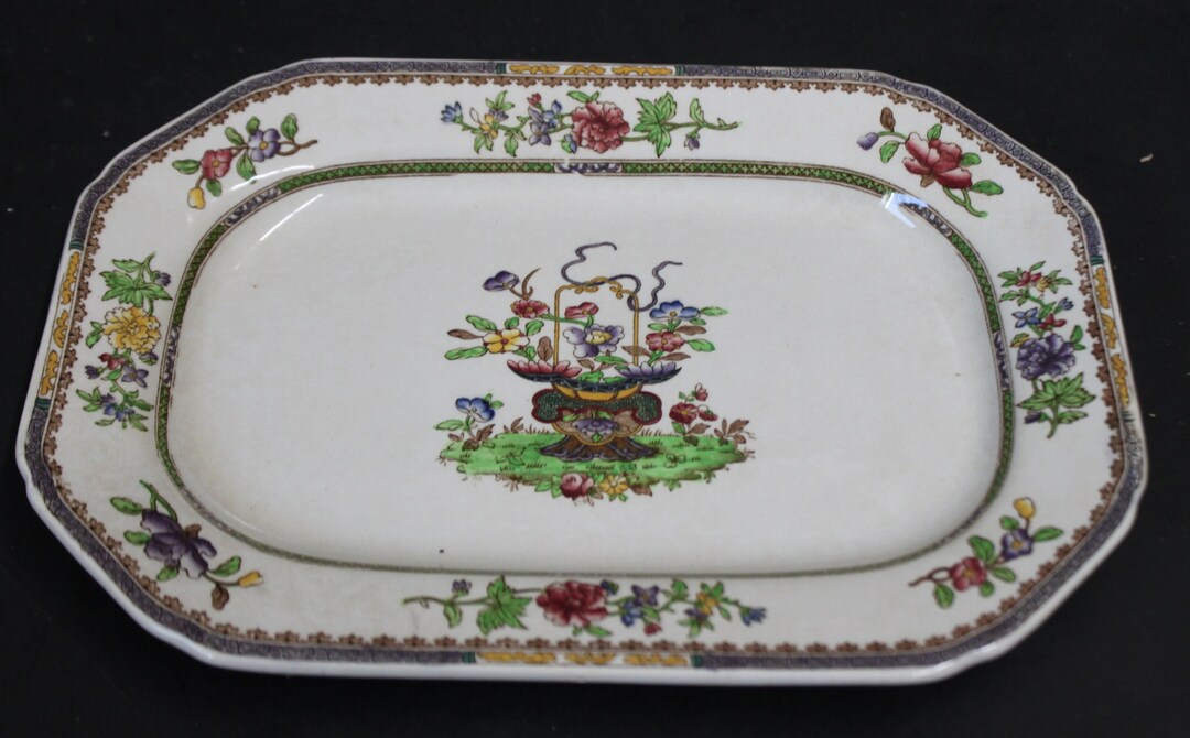 Antique Spode 1920's COPELAND SPODE "old Bow" 9 1/2" Platter . Superb ...