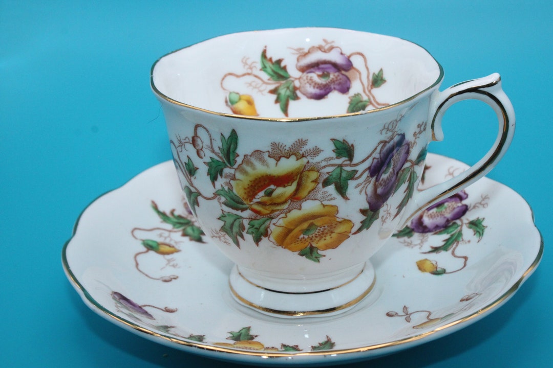 Vintage Royal Albert, #1542 Pattern "evesham" Teacup & Saucer | Pretty ...