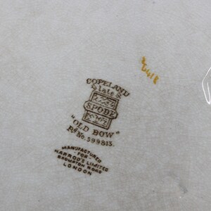 Antique Spode 1920's COPELAND SPODE "old Bow" 14" Platter . Superb ...