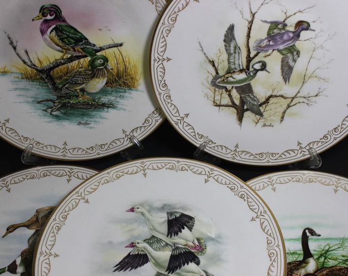 Edward Marshall Boehm Water Bird Collector Plates Set 5 10 7/8 ...