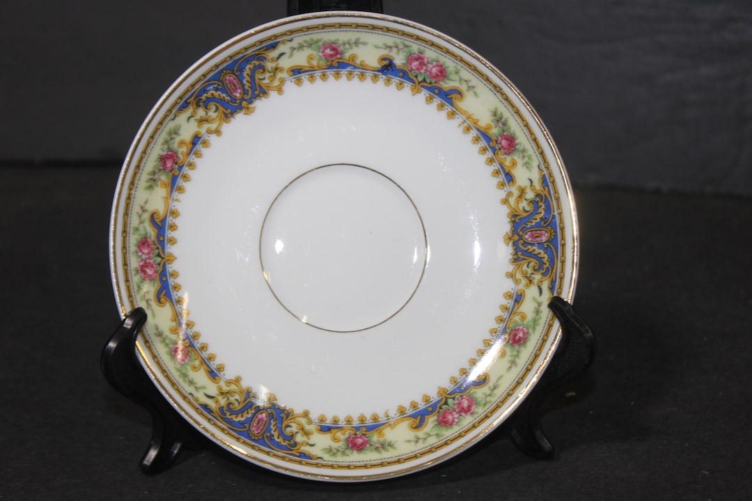 Limoges "la Cloche" Saucer Tressemanes & Voght TV Pretty Floral Pattern ...