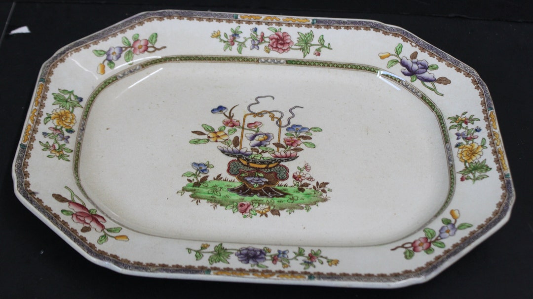 Antique Spode 1920's COPELAND SPODE "old Bow" 14" Platter . Superb ...