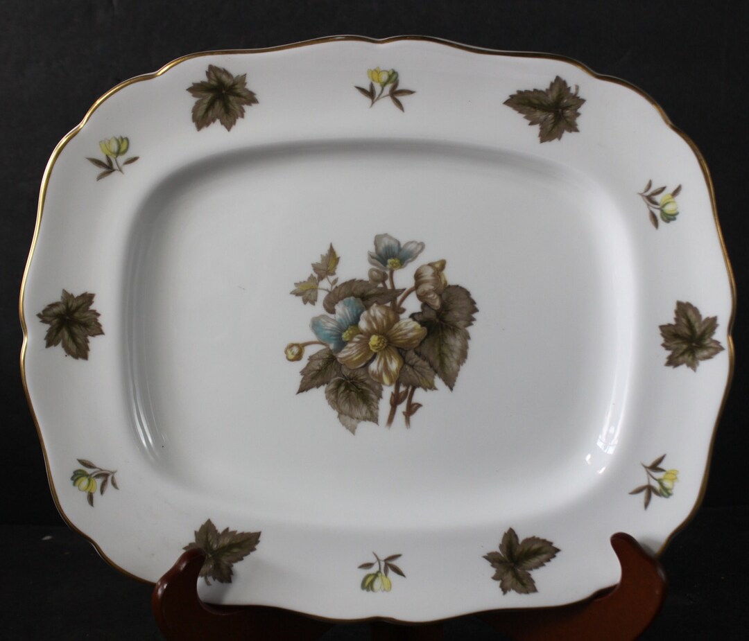 Royal Worcester Oval 12 1/2" Serving Platter " Dorchester" Pattern ...