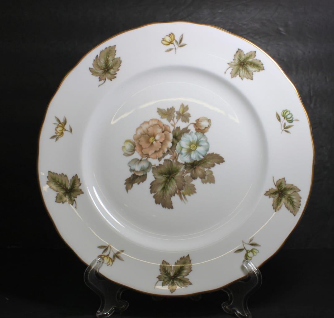 Royal Worcester Dorchester Dinner Plate, Floral Design, Discontinued ...