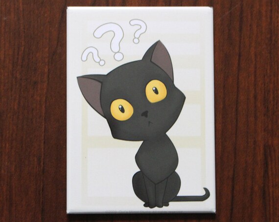Confused Kitty - Etsy